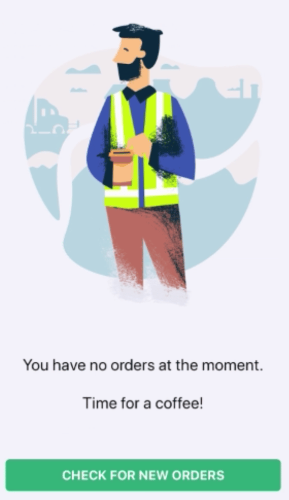 How do I complete the Terminal Stop in the Driver Mobile app?