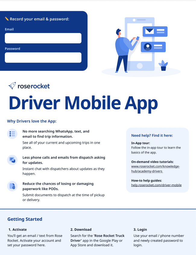 Driver Mobile App Overview