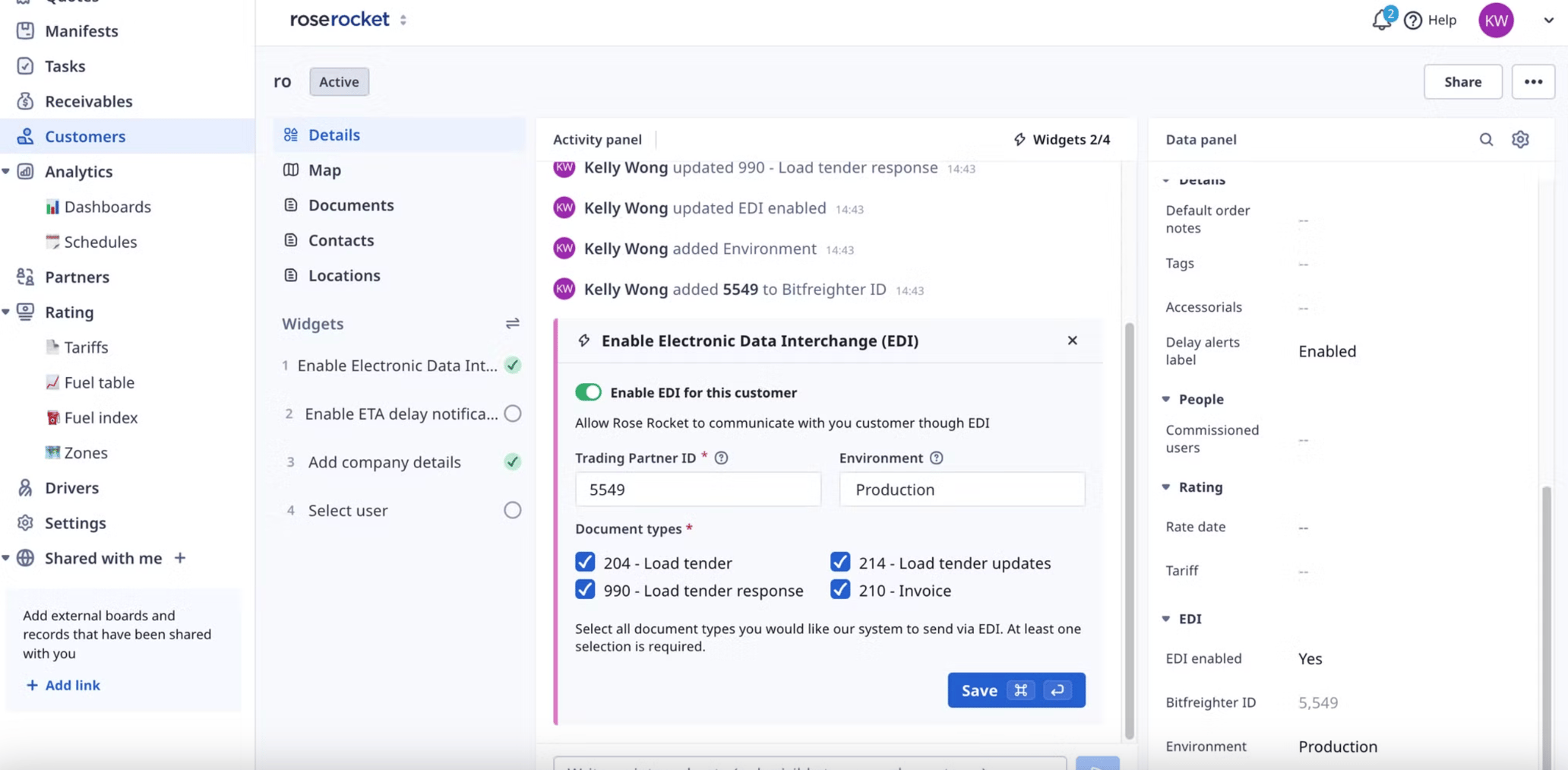 Setting Up EDI & Creating/Cancelling Orders - 204s and 990s