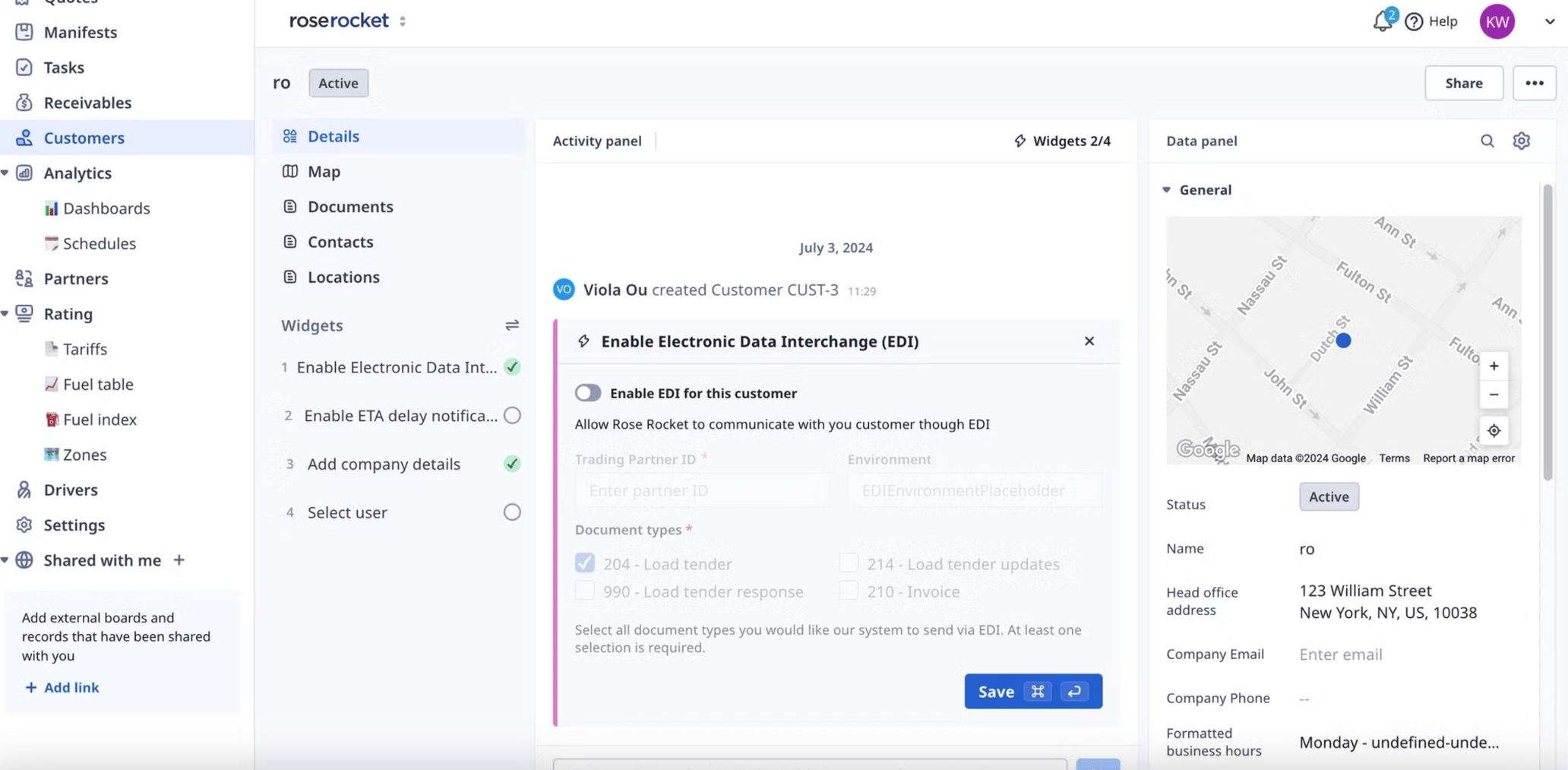 Setting Up EDI & Creating/Cancelling Orders - 204s and 990s