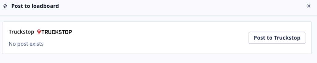 Truckstop Integration: How to post loads to Truckstop