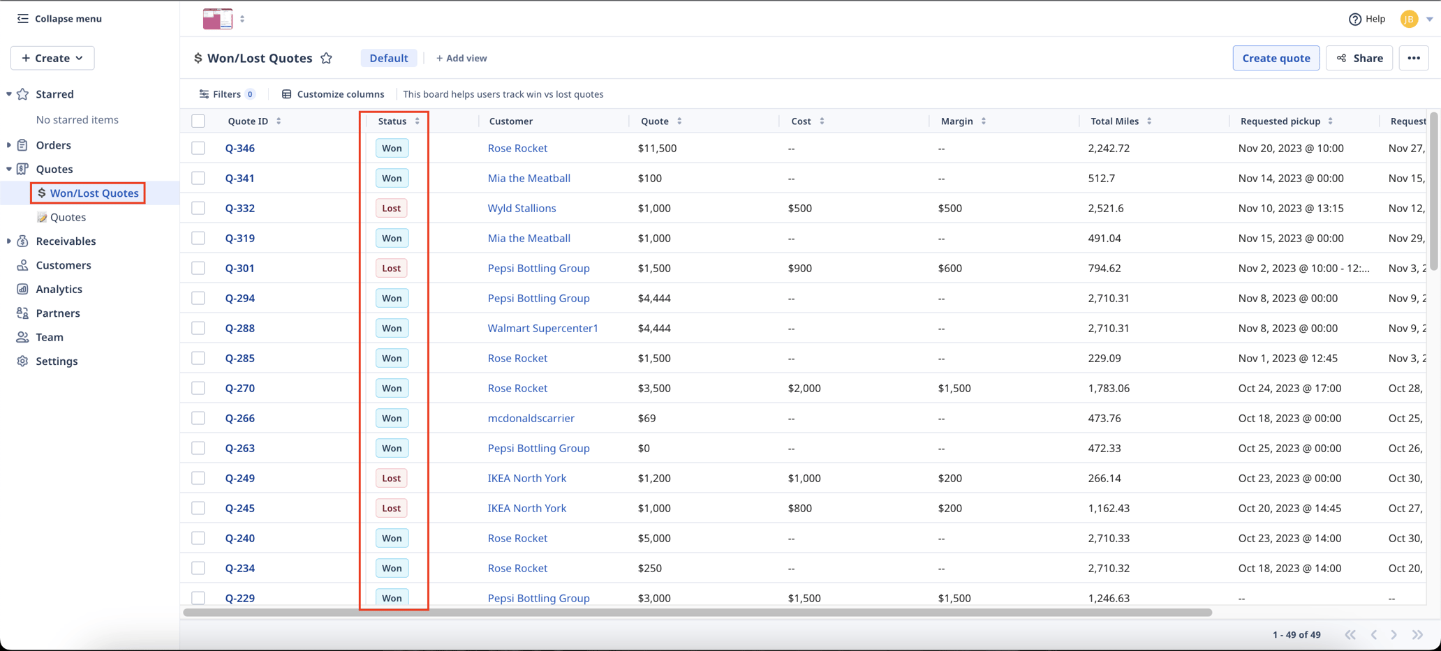 Building a Win-Loss Dashboard